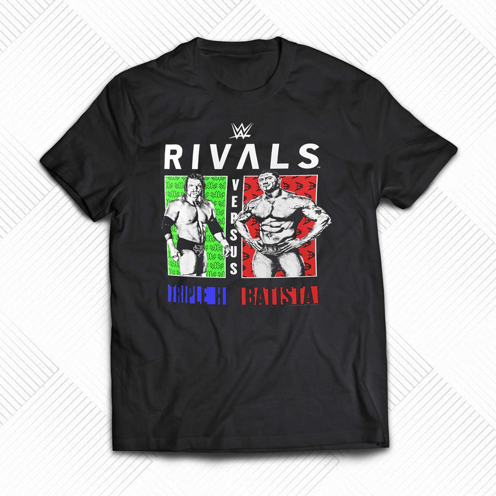 Wwe Rivals Triple H Vs Batista T-Shirt - Shibtee Clothing Wwe Rivals Triple H Vs Batista T-Shirt - Shibtee Clothing