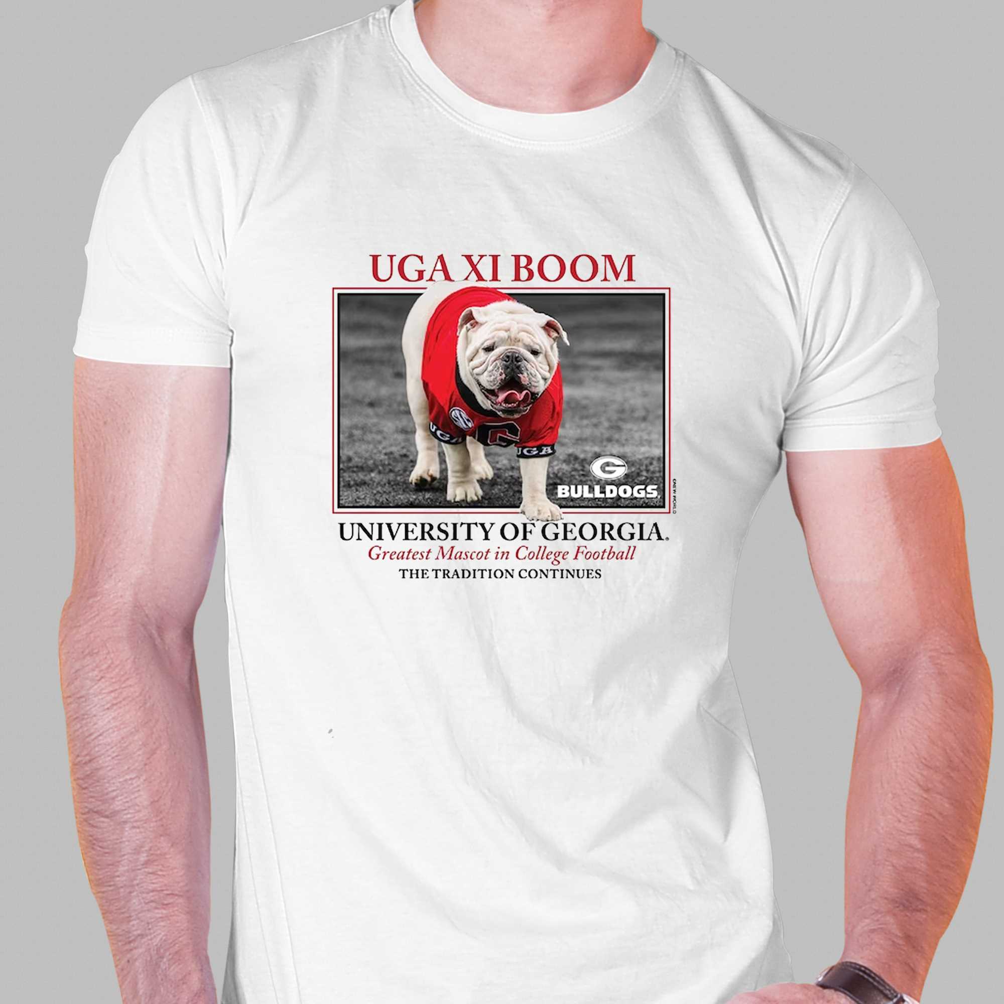 Georgia Bulldogs Uga Xi Boom T-shirt - Shibtee Clothing