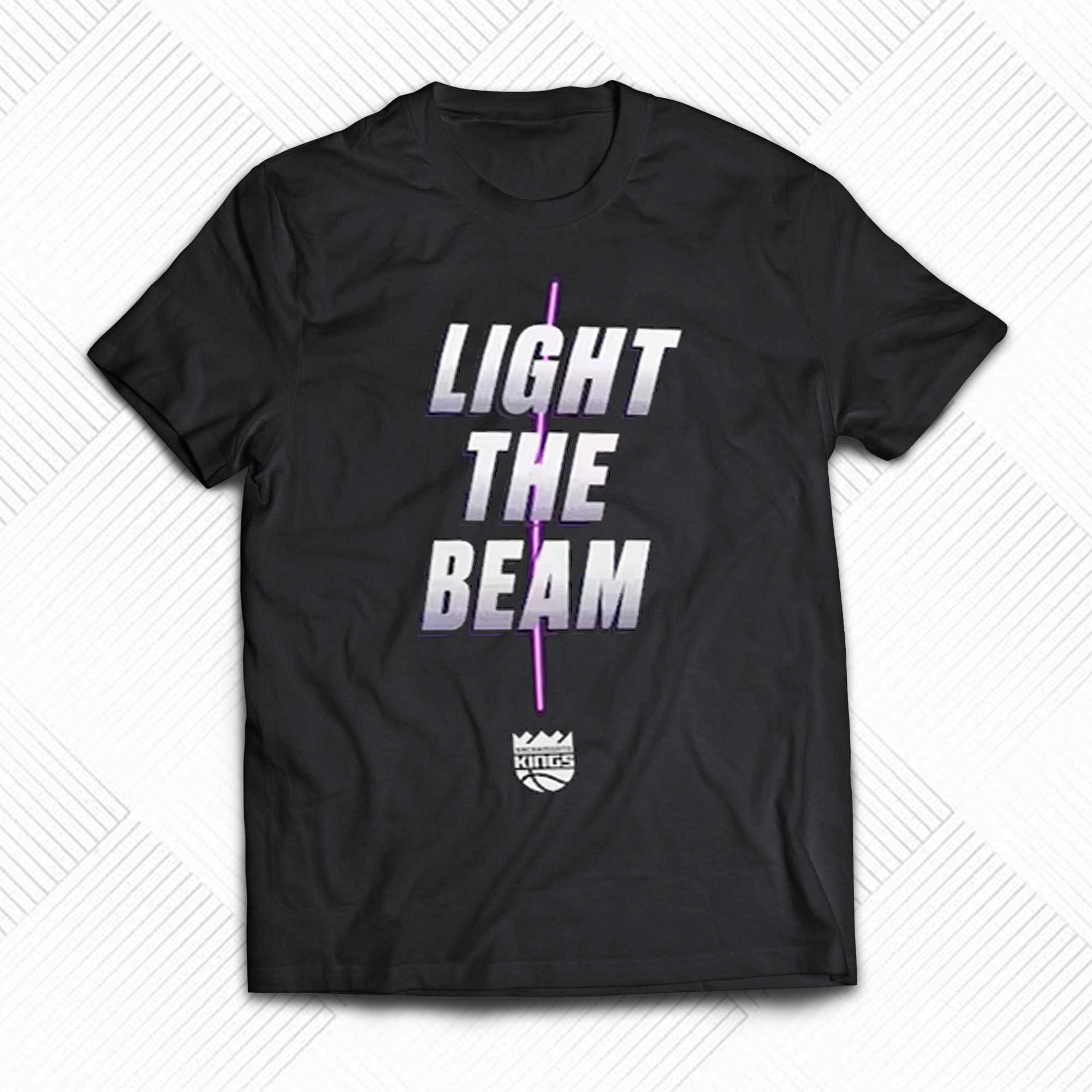 Sacramento Kings Stadium Essentials Unisex Light The Beam T-Shirt ...