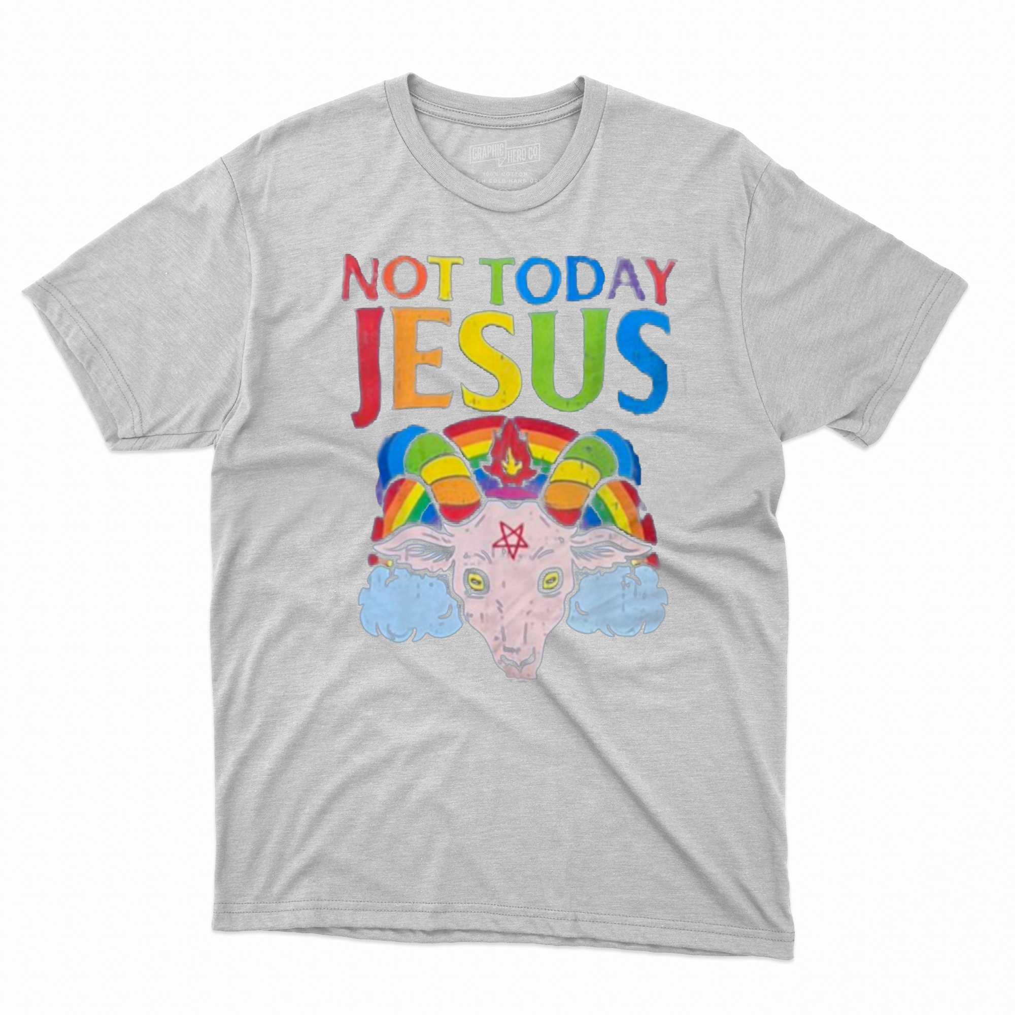 Not Today Jesus Pride 2023 T-Shirt - Shibtee Clothing