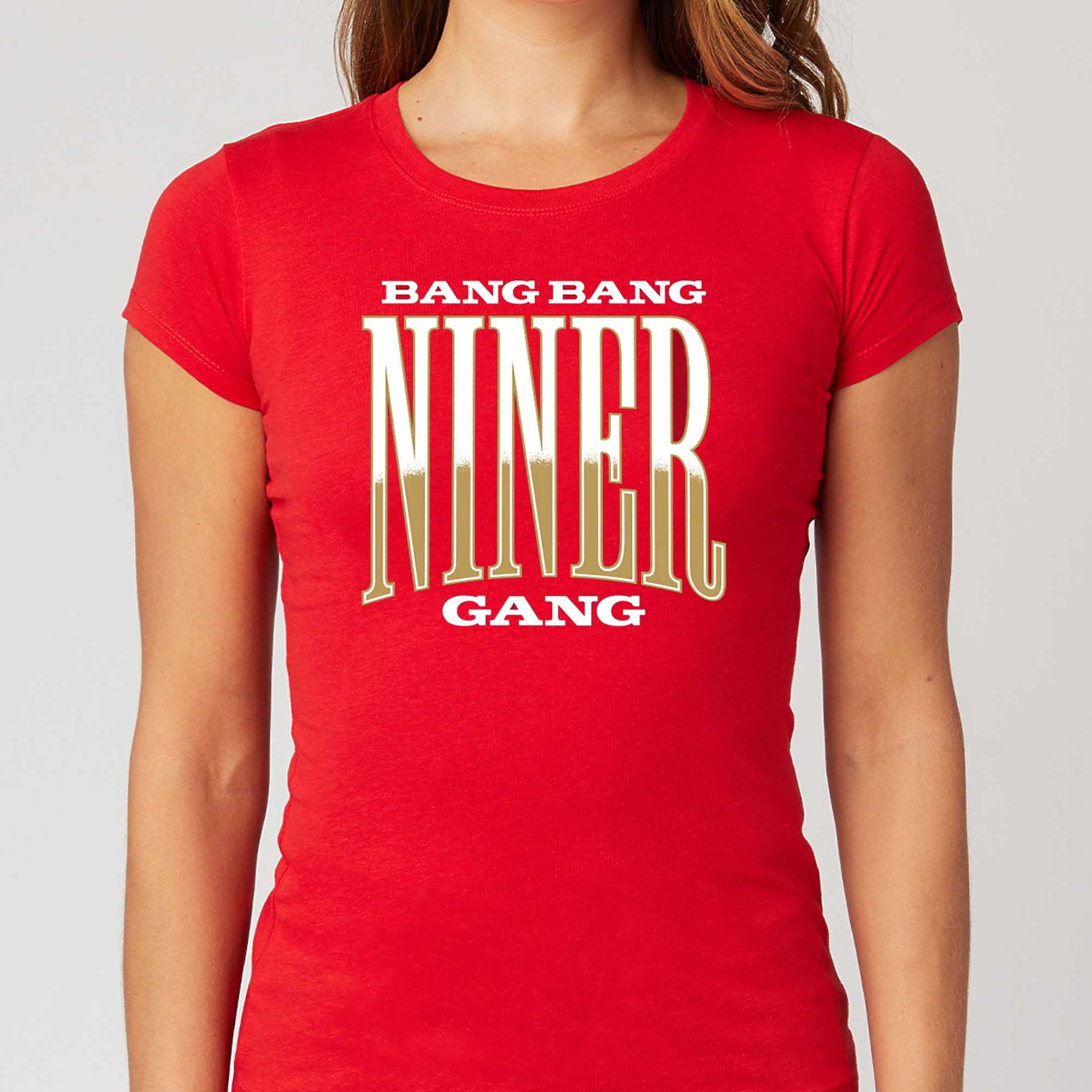Gear Up for Glory with the Bang Bang SF Niner Gang Shirt! - Shibtee ...